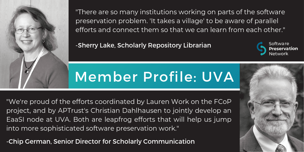 Member Profile: University of Virginia Library | Software Preservation ...